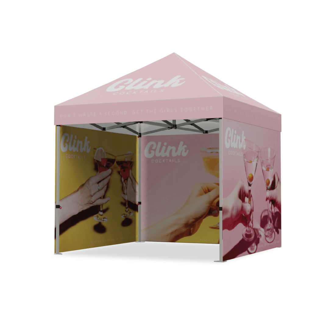 Custom Dye Sublimation Printed Gazebo – Print Package 2 - Surf & Turf UK