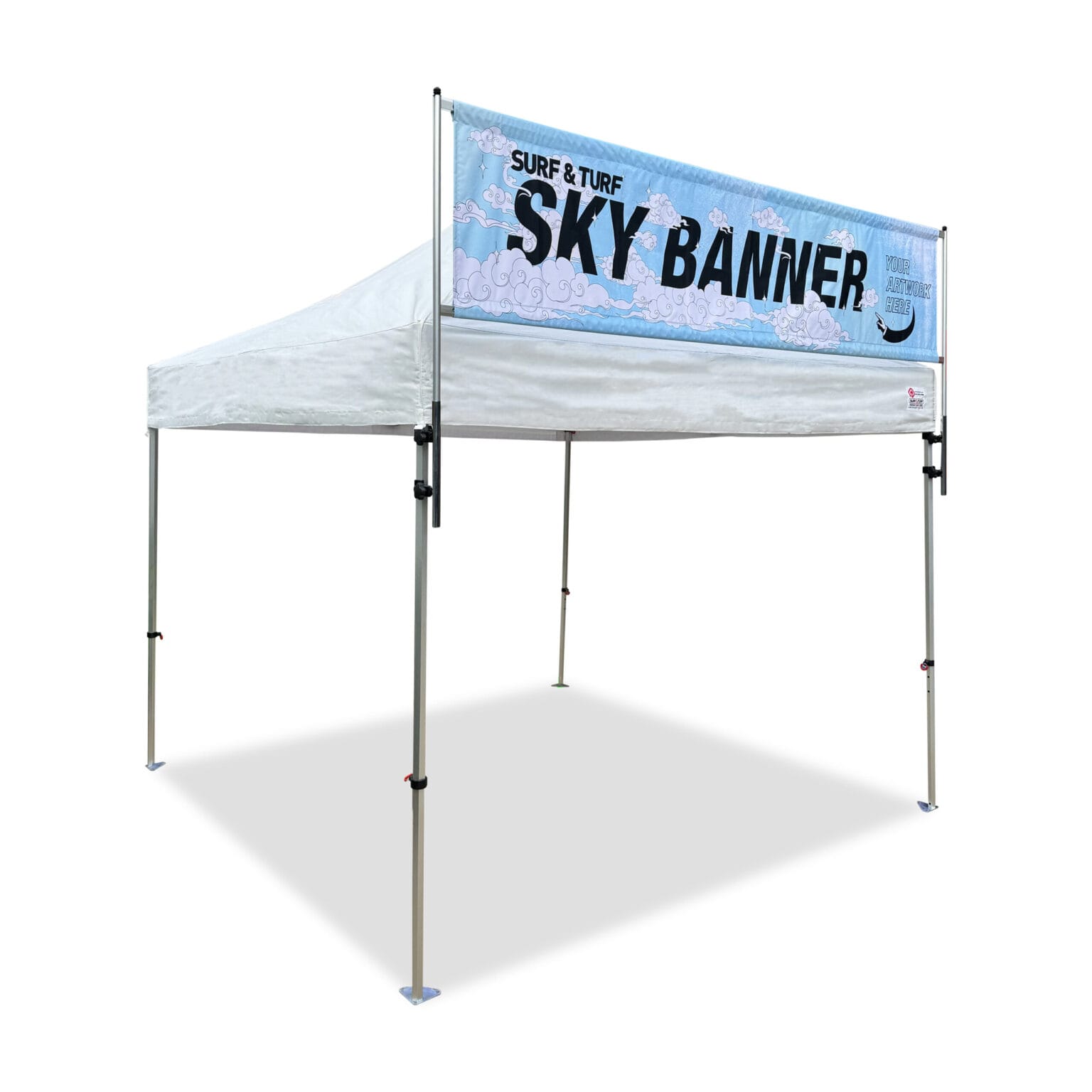 Ignite Your Event Marketing with Gazebo Sky Banners - Surf & Turf UK